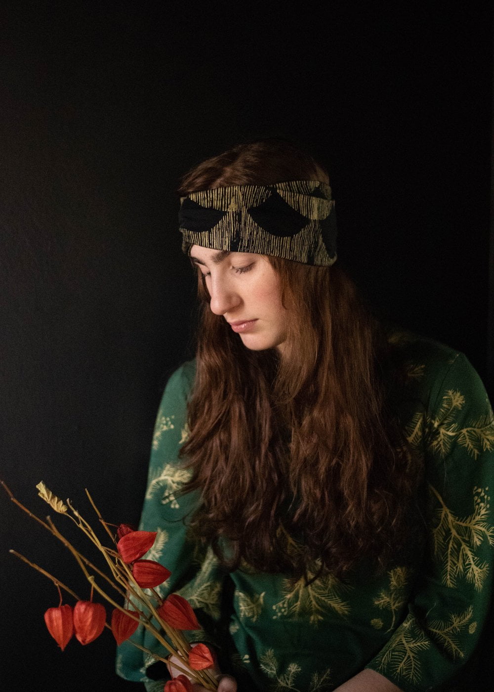 Belka Turban - Organic - Black Metallic Gold – Simka Sol