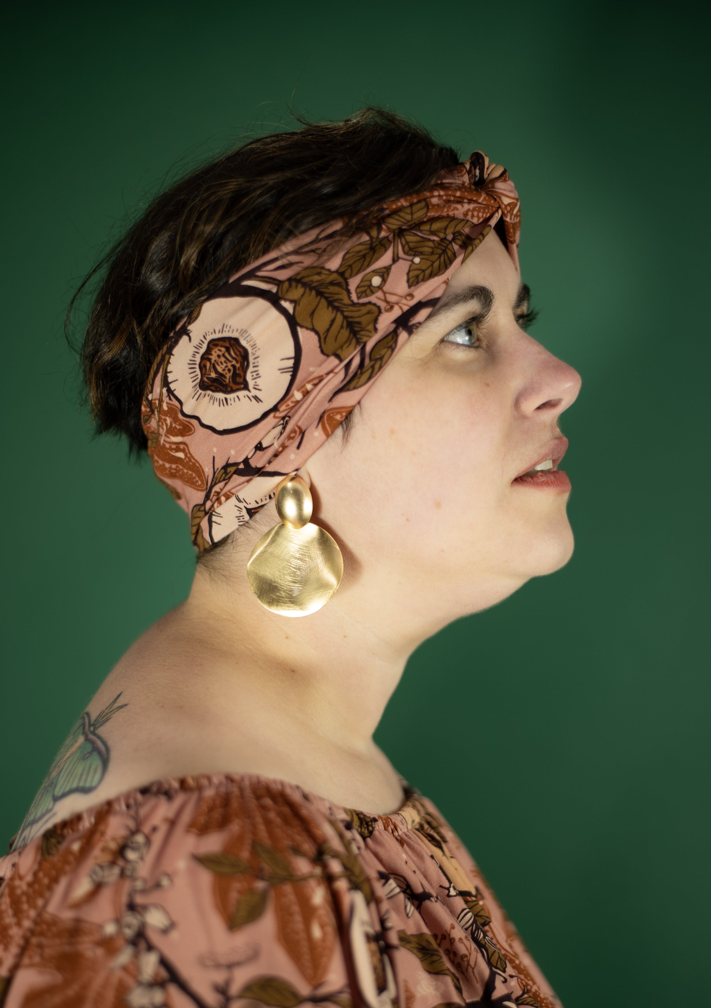 Fruit Queen in Blush Turban – Simka Sol