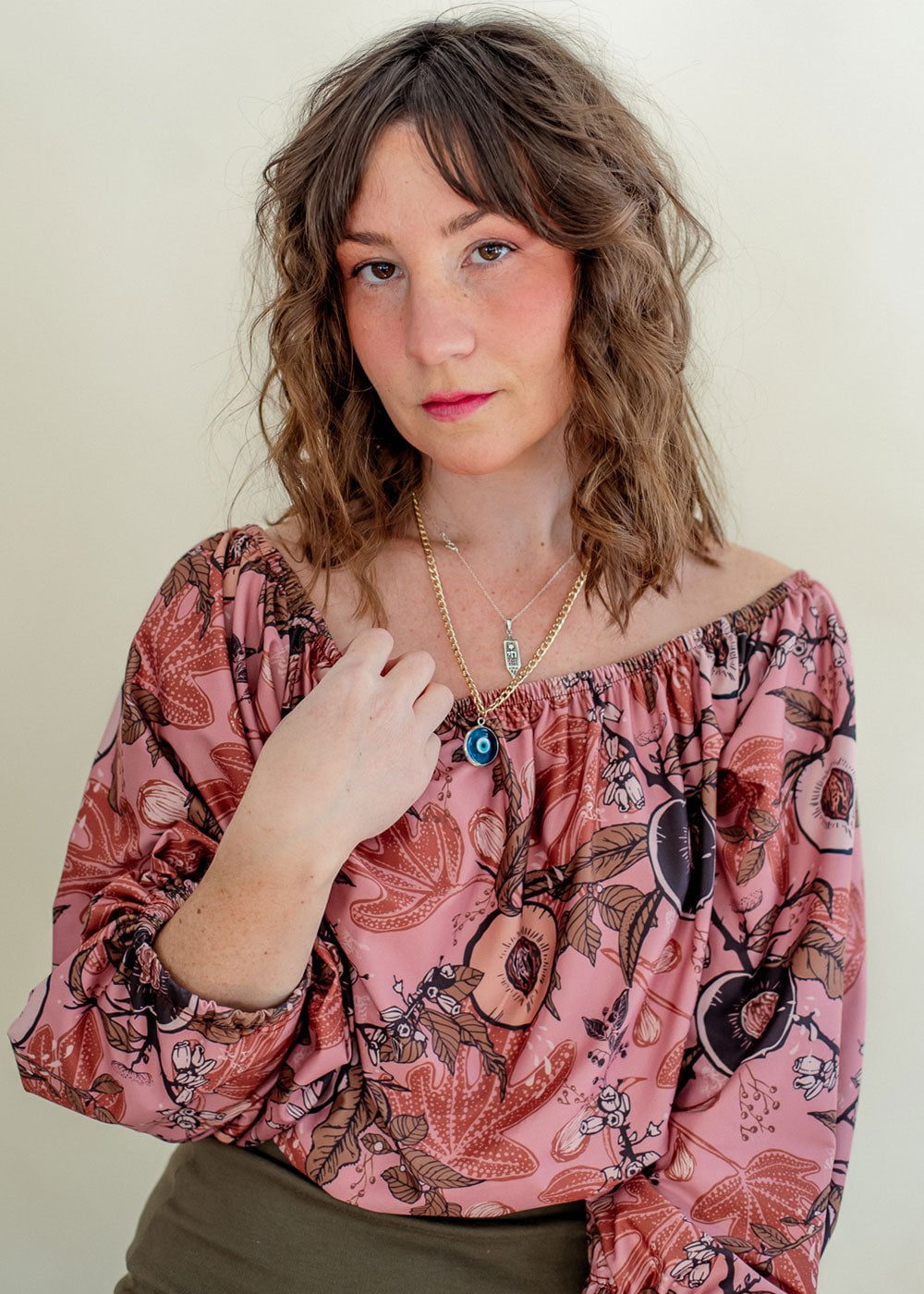 Blush Fruit Queen - Gather Top – Simka Sol