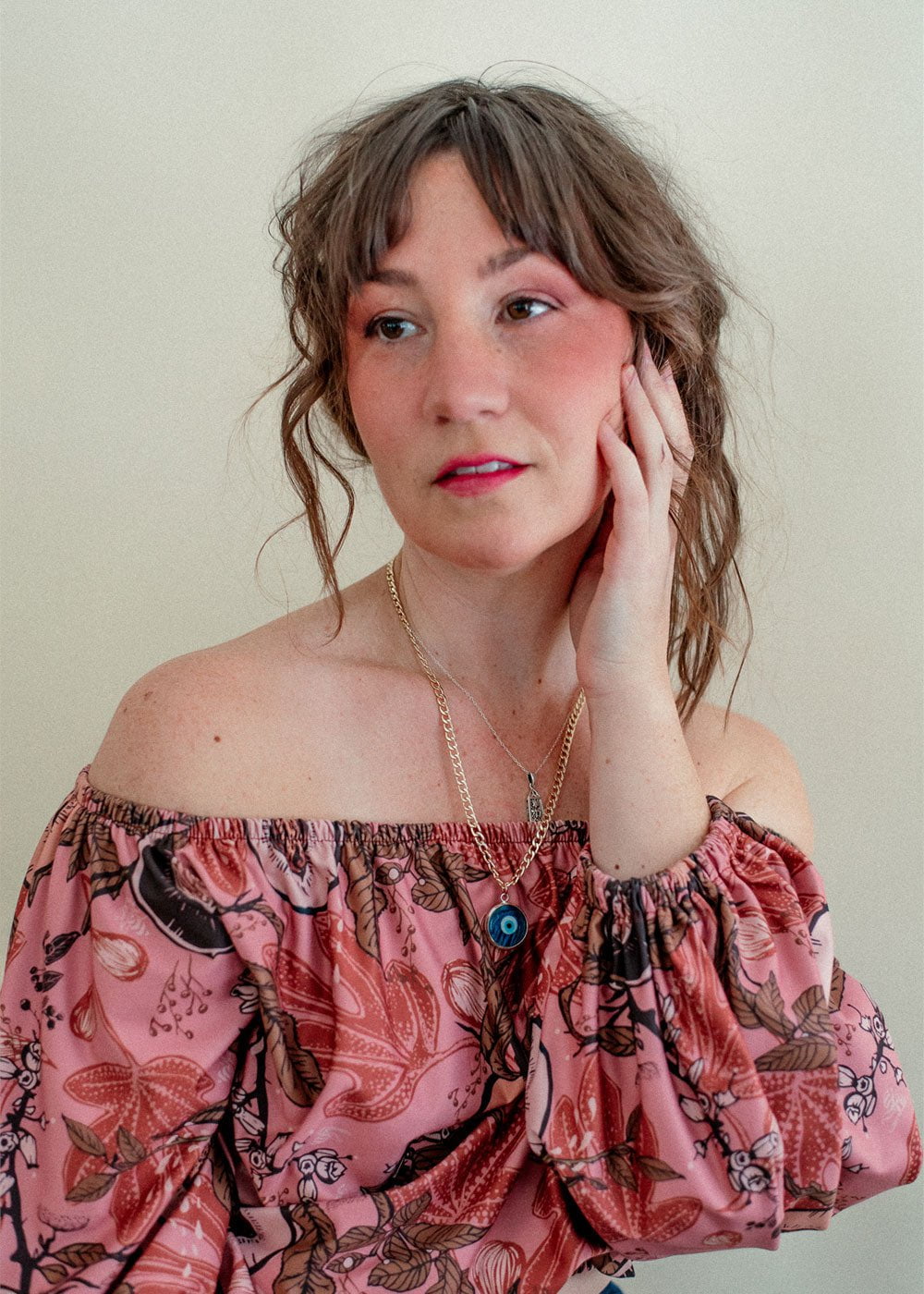 Blush Fruit Queen - Gather Top – Simka Sol