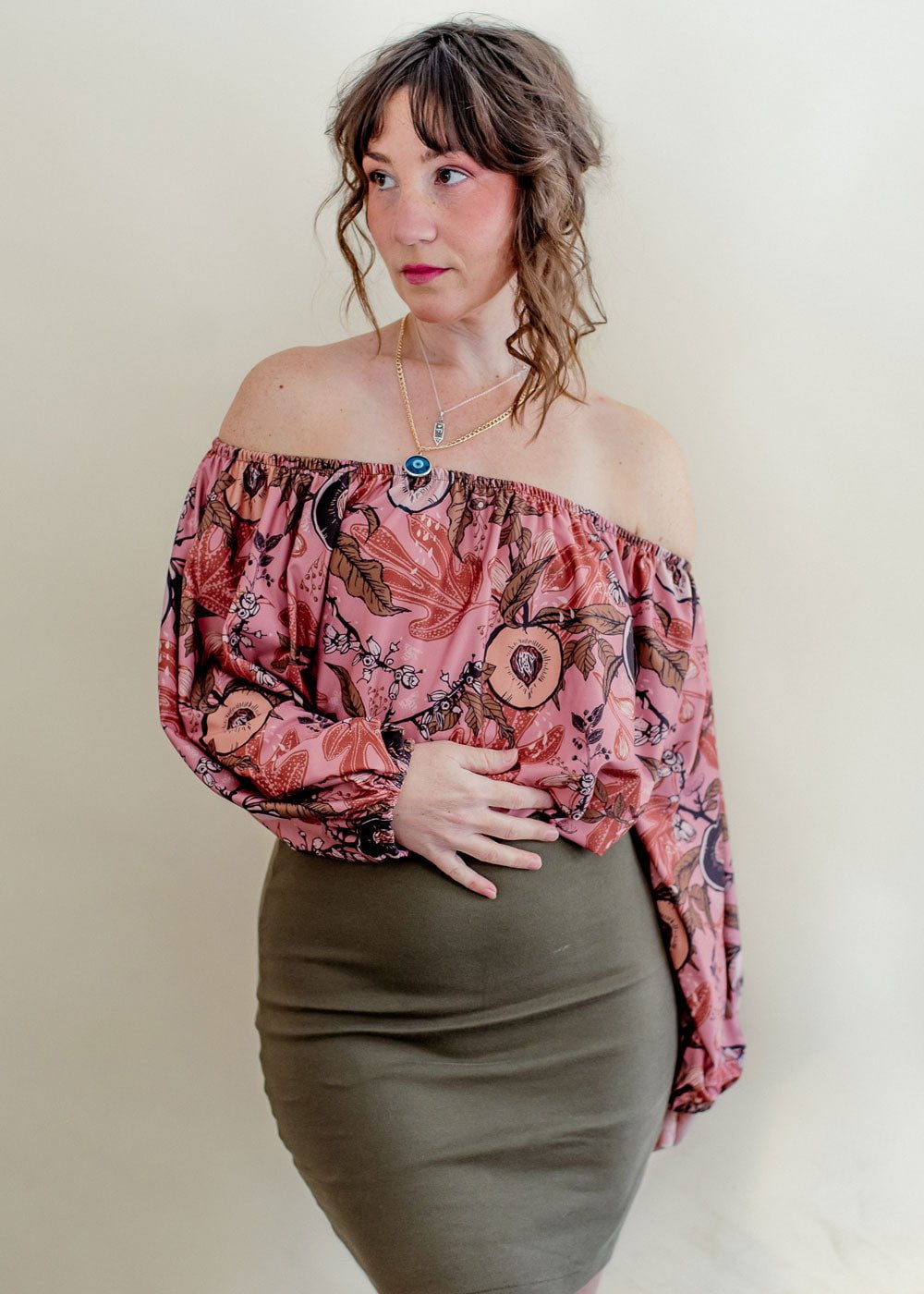 Blush Fruit Queen - Gather Top – Simka Sol