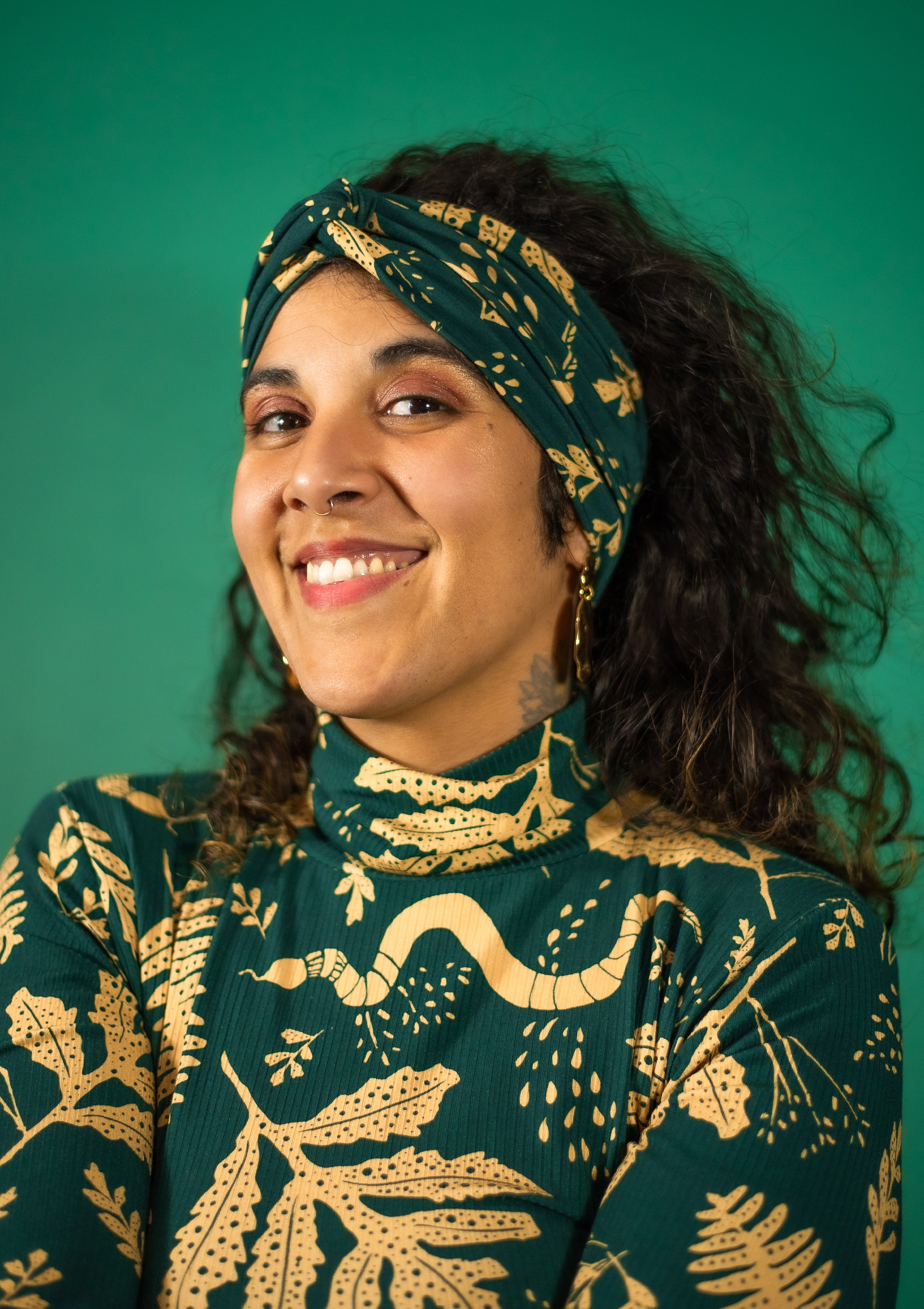 Tapestry turban - Teal – Simka Sol