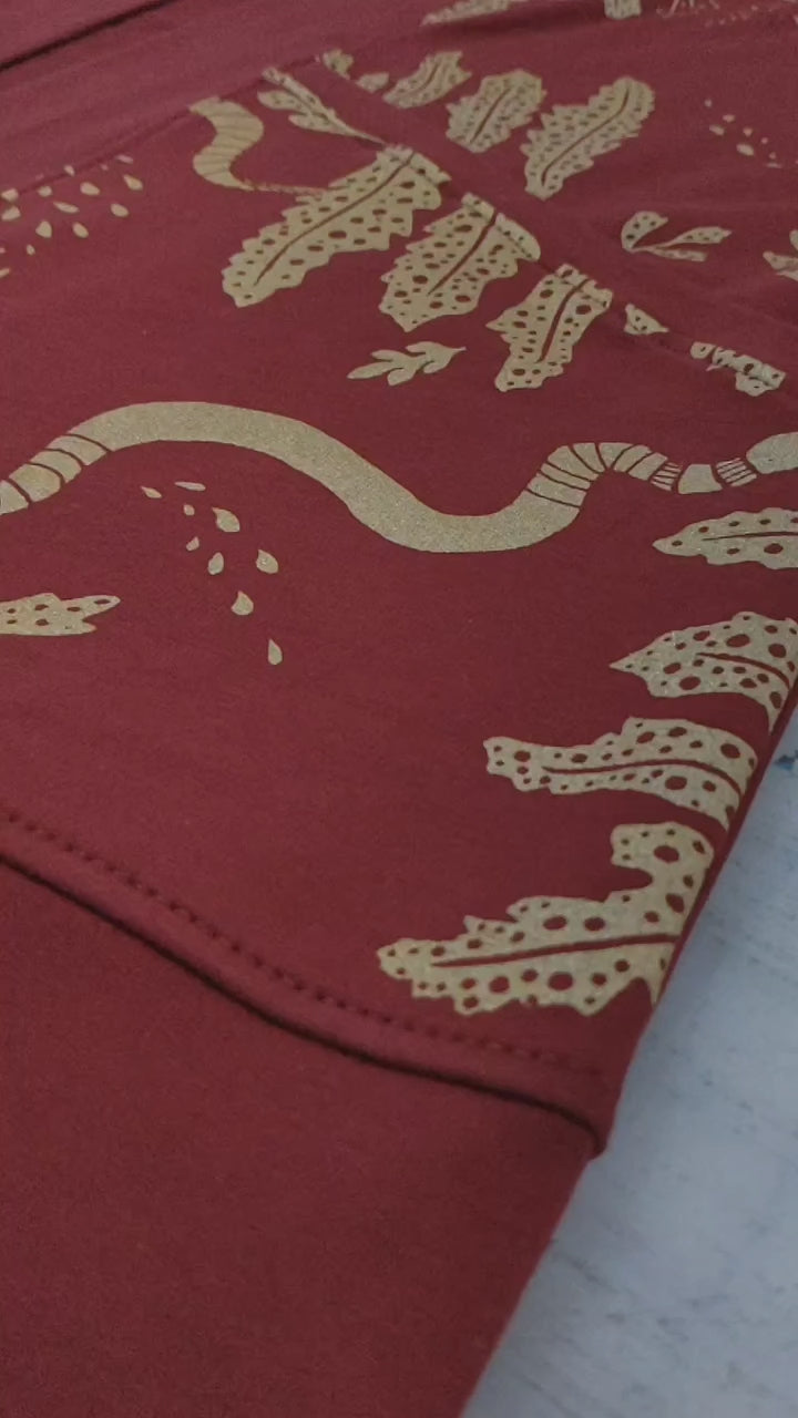 Heirloom Collection - The Tapestry Robe - in Metallic Gold – Simka Sol